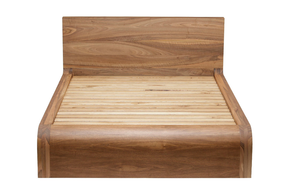 Emma Walnut Wood Bed | Solid Walnut Bed Frame | S10Home
